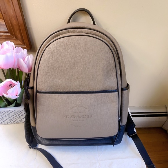 Coach | Bags | Coach Mens Thompson Backpack In Elm Multi | Poshmark